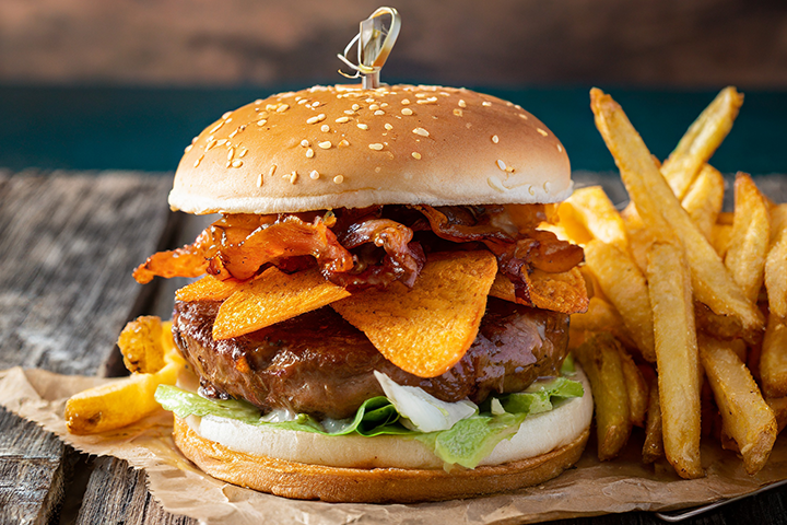 BBQ Chip Wagyu Burger